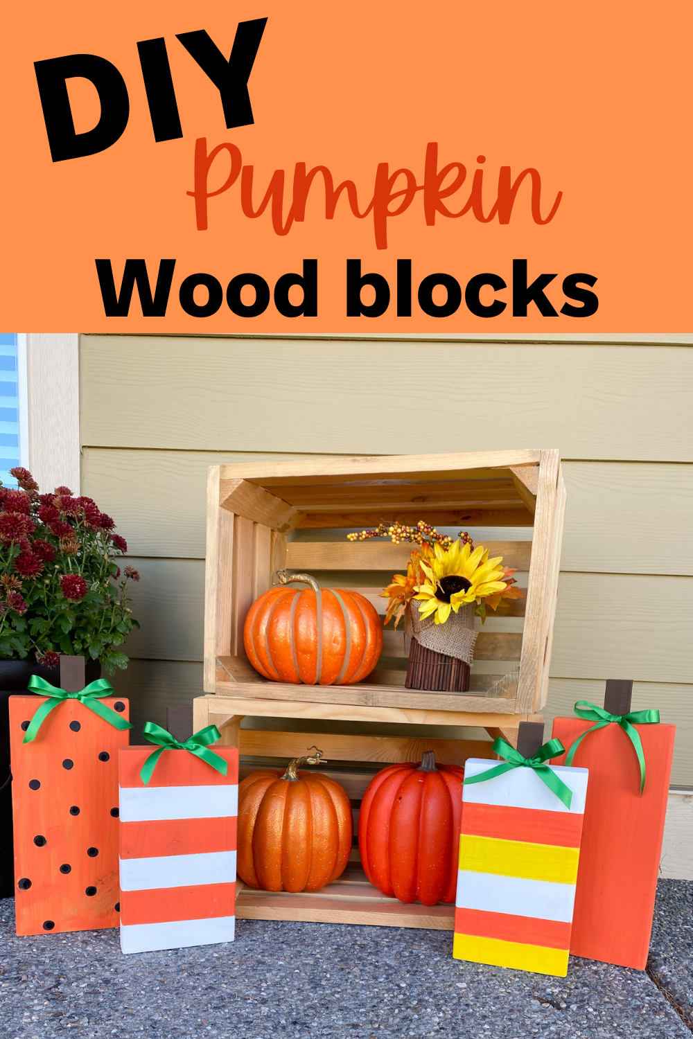 DIY Fall Wood Pumpkin Blocks – Our Little Nook