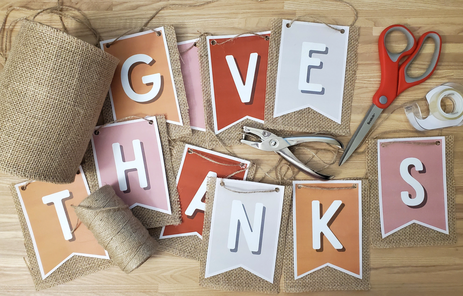 Give Thanks Thanksgiving Banner-printable-ourlittlenook.com
